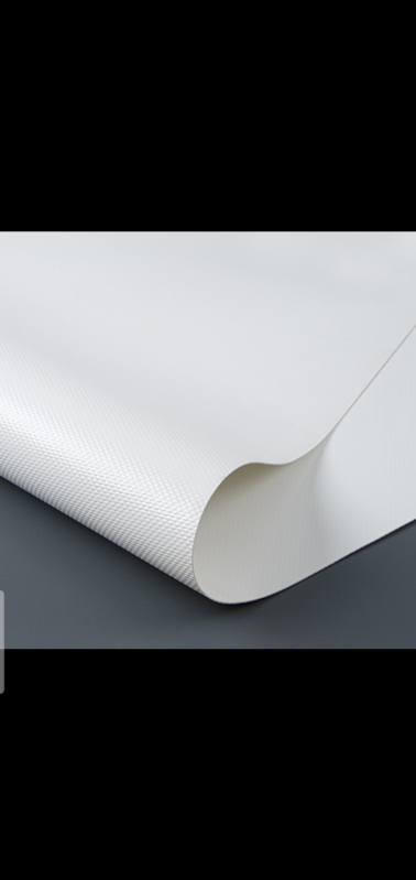 White Pvc coated Tensile fabric, Pattern : Plain, Width : 10 feet at Rs 20 / Square Feet in Churu