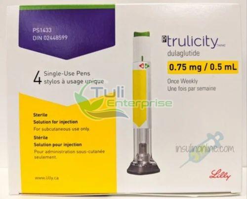 Liquid Trulicity 0.75Mg Pen Injection, Packaging Size : 0.5ml ...