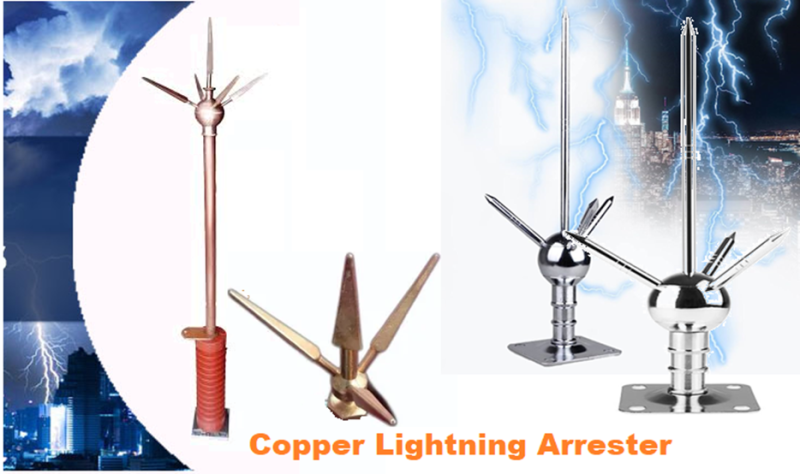 Copper SS Lightning Arresters, for Industrial Use, Feature : Electrical ...