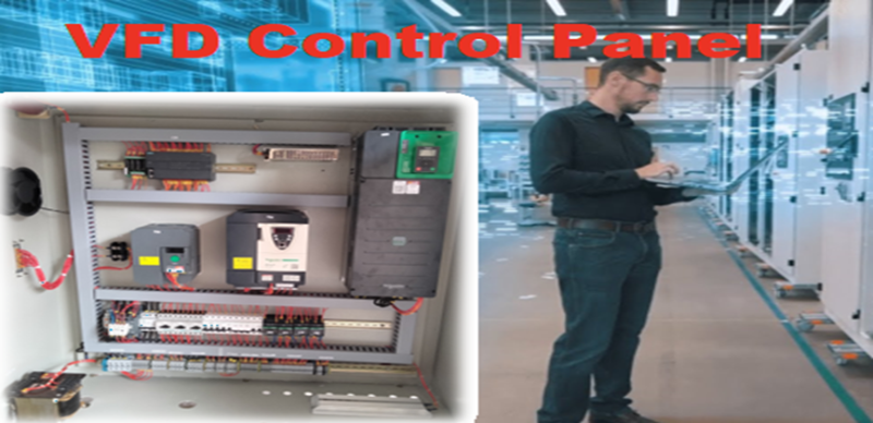 Single Phase Electric 9-12kw Metal VFD Panel, for Industrial Use, Size ...