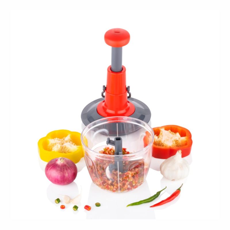 Stainless Steel Printed Plastic Multicolor Hand Push Chopper, for ...