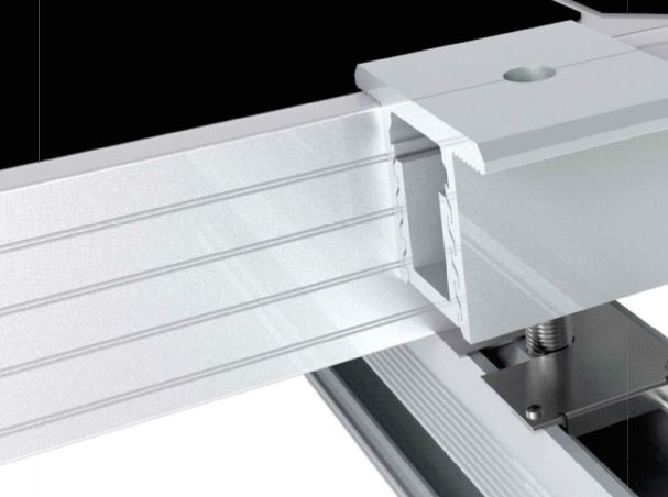 Grey Polished Aluminium Din Mounting Rail, Size : Standard ...