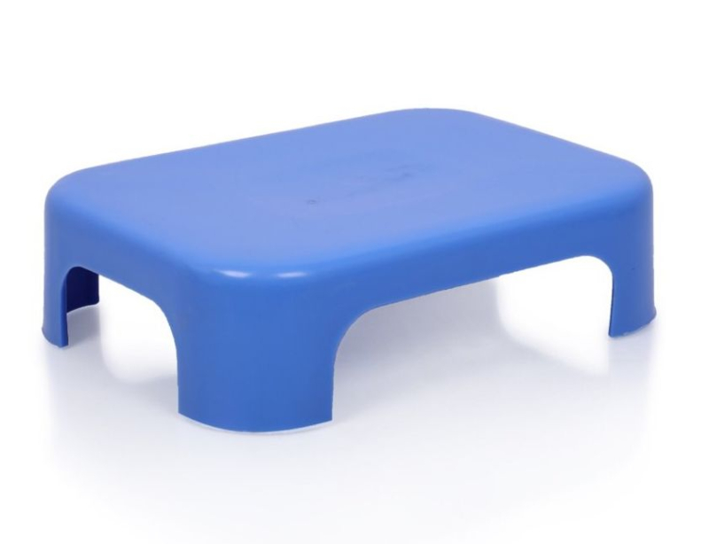 Blue Rectangular Polished Plastic Patla, for Home, Feature : Light ...