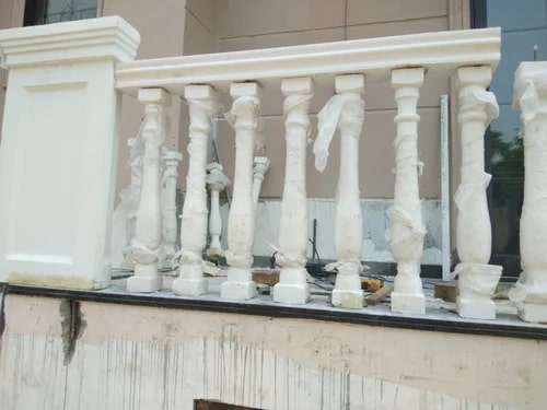 Polished White GRC Baluster, for Construction at Rs 1,000 / Piece in Gurugram | ASR GRC ...