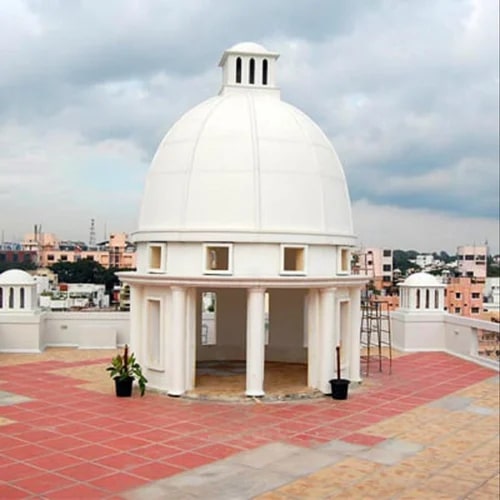 Polished Round White GRC Dome, for Construction at Rs 1,058 / Square Feet in Gurugram | ASR GRC ...