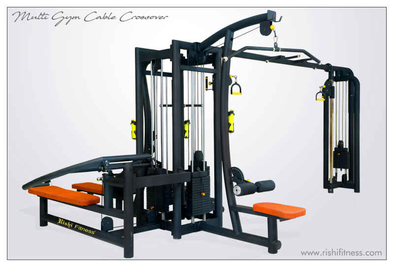 Manual Multi Gym Cable Crossover Machine, Gender : Unisex, Feature ...