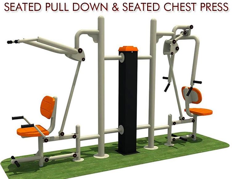 Seated Pull Down & Seated Chest Press Machine at Best Price in Jodhpur ...