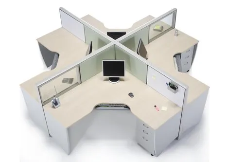 Aluminum White Partition Based Workstation, for Office at Rs 11,000 ...