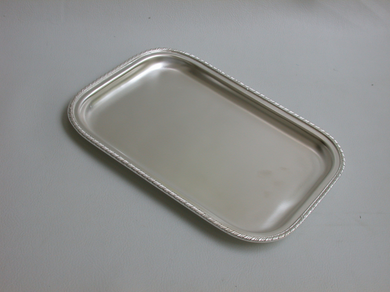 Rectangular Silver-Plated Tray - EPNS, for Homes, Hotels, Restaurants ...