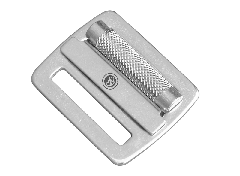 Silver Sliding Bar Buckle with Spring, Packaging Type : Box at Best ...