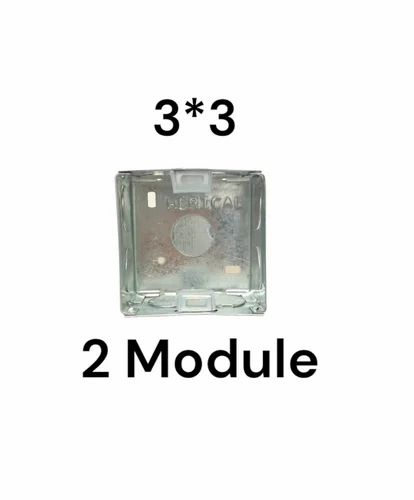 Square 3x3 Inch Gi Modular Box at Rs 16 / Piece in Delhi | Moduling ...