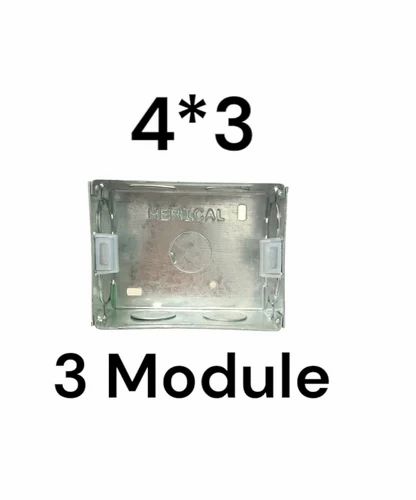 4x3 Inch Gi Modular Box at Rs 19 / Piece in Delhi | Moduling Industry