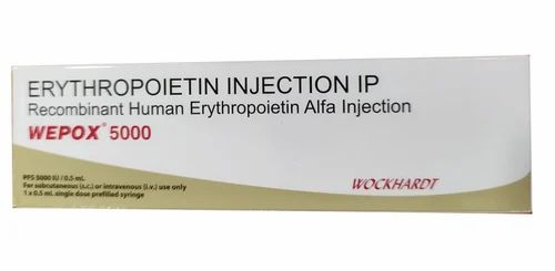 Wepox 5000 Erythropoietin Injection IP, Packaging Type : Box at Rs ...
