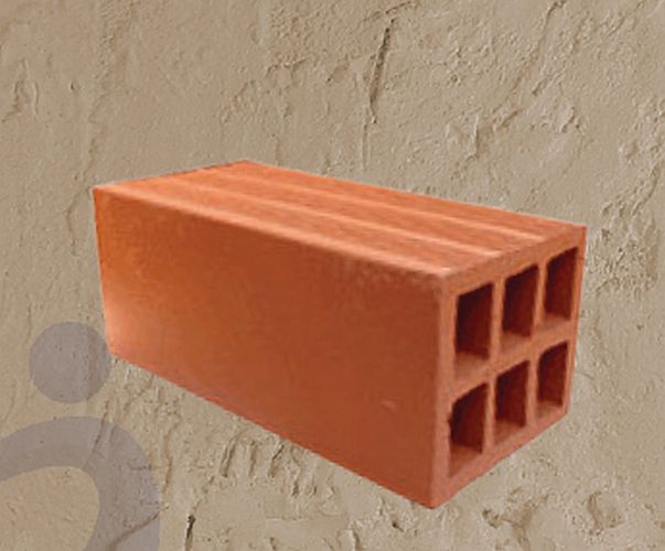 Solid Rectangular CM302 Hollow Clay Bricks, Specialities : Durable ...