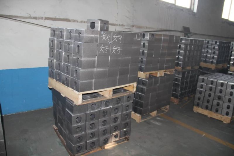 Grey Square Stainless Steel Container Corner Blocks, for Industrial ...