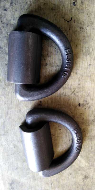 Metallic Mild Steel Weldon D Rings, for Industrial, Size : Standard at ...