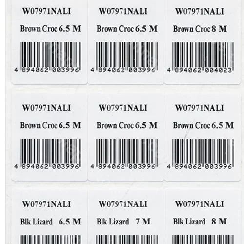 Multicolor Paper Barcode Sticker, for Bags, Garment Industry, Inventory ...