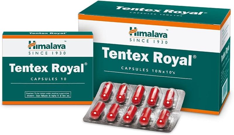 Tentex Royal Capsule, for Increases energy, improves performance, uplifts mood, Grade Standard ...