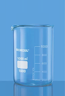 Transparent Laboratory Glass Beaker, for Chemical Use, Feature ...