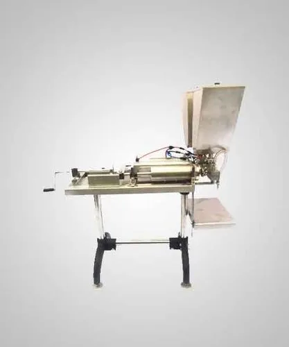 Twin Head Volumetric Piston Filler, Automatic Grade : Semi Automatic at ...