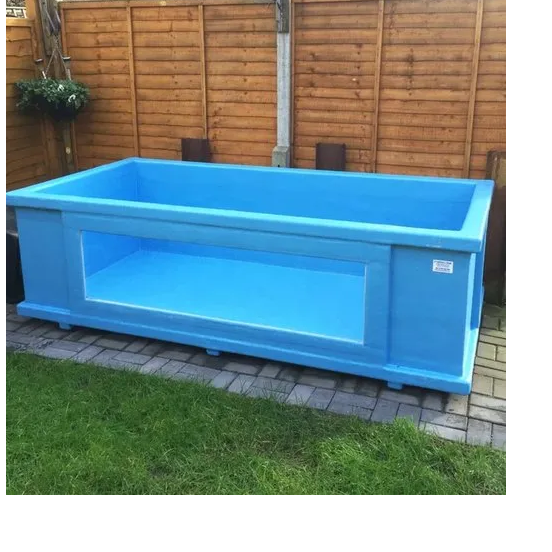 Blue Rectangular FRP Fiberglass Fish Tanks, for Aquaculture at Rs ...