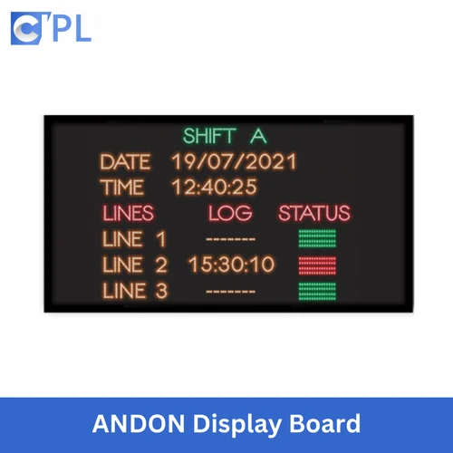 Rectangle Andon Display System at Rs 25,000 / Units in Vadodara ...