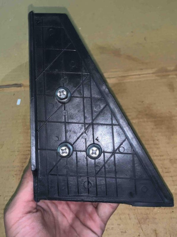 Black Rectangular ABS Maximo Side View Mirror, Size : Standard Size ...