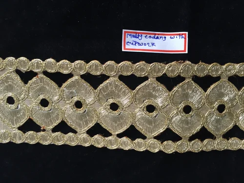 Coding Lace, for Saree at Best Price in Surat | Parth Creation