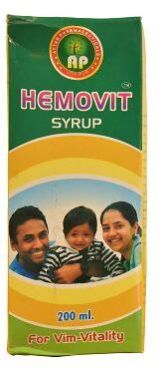 Hemovit Syrup - 200 ML at Rs 100 / 200 Milliliter in Udaipur - ID: 3144346
