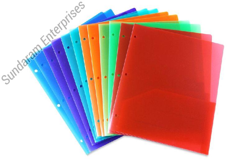 Rectangular PP Punch Folder, for Keeping Documents, Size : A/4 at Best ...