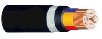 Black XLPE A2XFY4C240 Aluminium Armoured Cable, For Industrial, Voltage : 1100 V at Rs 1519 in ...