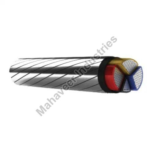 Silver XLPE A2XY3.5C300 Aluminium Unarmoured Cable, for Industrial, Voltage : 1100 V at Rs 900 ...