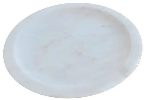 Polished Round Marble Plate, Color : White at Best Price in Agra - ID ...
