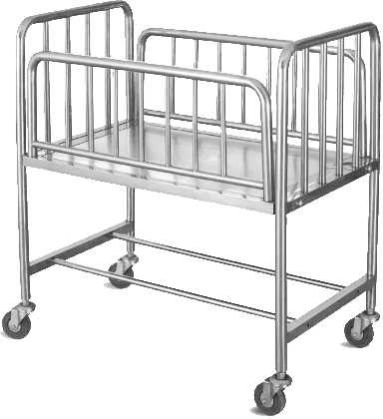Carelabmed Stainless Steel Baby Crib, Wheel Type : 4 Wheel at Rs 4050 ...
