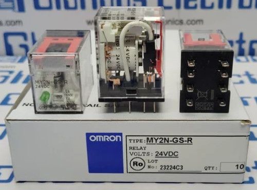 Omron Aluminium My2n-gs-r-dc24 Miniature Power Relay, Packaging Type : Carton Box at Rs 135 in ...