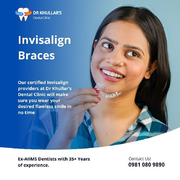 Invisalign Braces at Best Price in Gurugram - ID: 7671183 | Dr Khullar ...