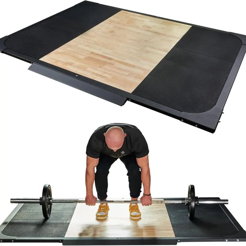 Plain Rubber Weight Lifting Mat, Technics : Machine Made at Rs 20000 in ...