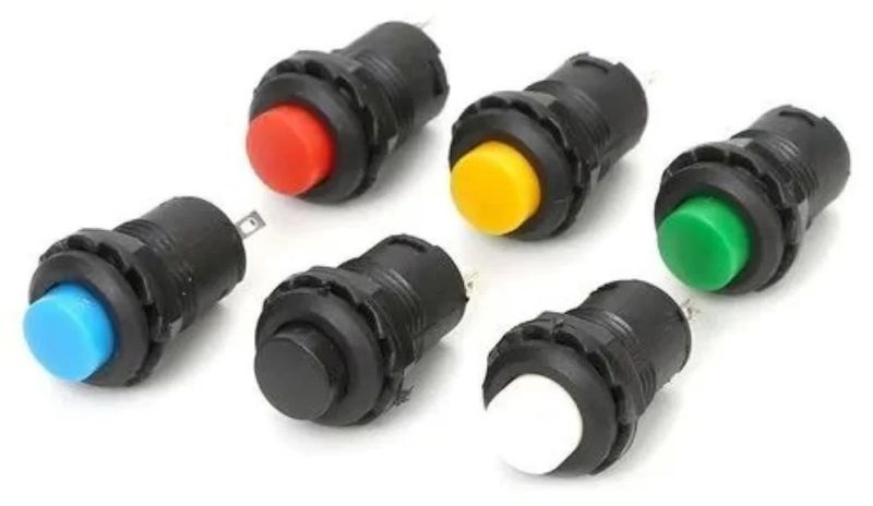 2 Pin 12mm Plastic Push Button For Industrial at Rs 5.5 in Delhi - ID ...