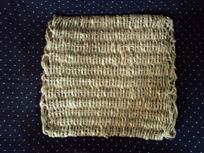 Plain Natural Grass Double Weaving Korai Mat, Color : Light Cream, Mat ...
