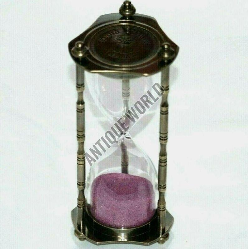 Decorative Hexa Shape Brass Sand Timer For Home Use, Office Use at USD ...