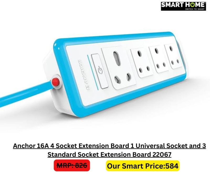 Electrical Anchor16A Socket Extension Board at Rs 548 in Navi Mumbai ...