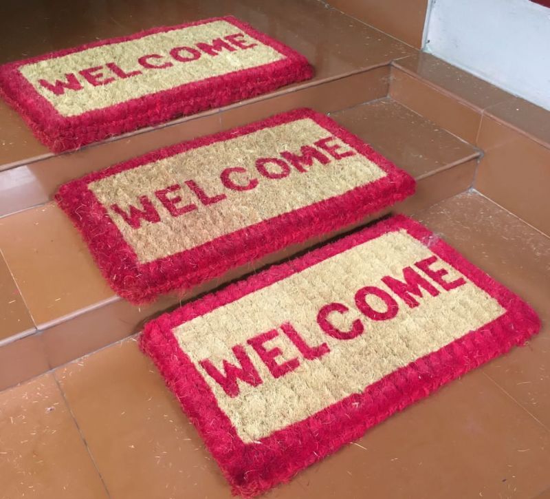 1.5inch Thick FF Coir Door Mat Printed and Inlaid at Rs 300 in ...