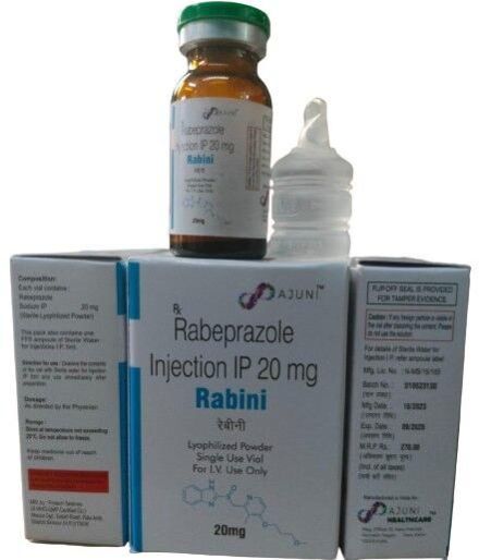 Transparent Liquid Rabeprazole 20mg Injection, For Clinic, Hospital at ...