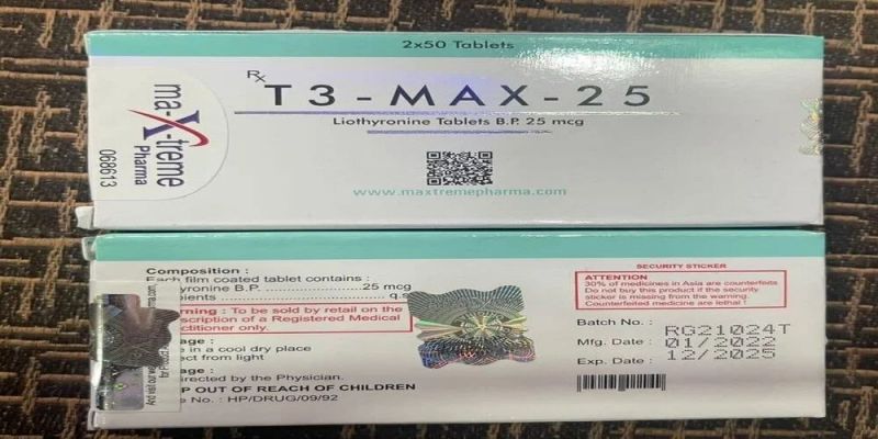 T3 Max 25mg Tablet, for Hospital, Clinic, Purity % : 99% at Rs 1,600 ...