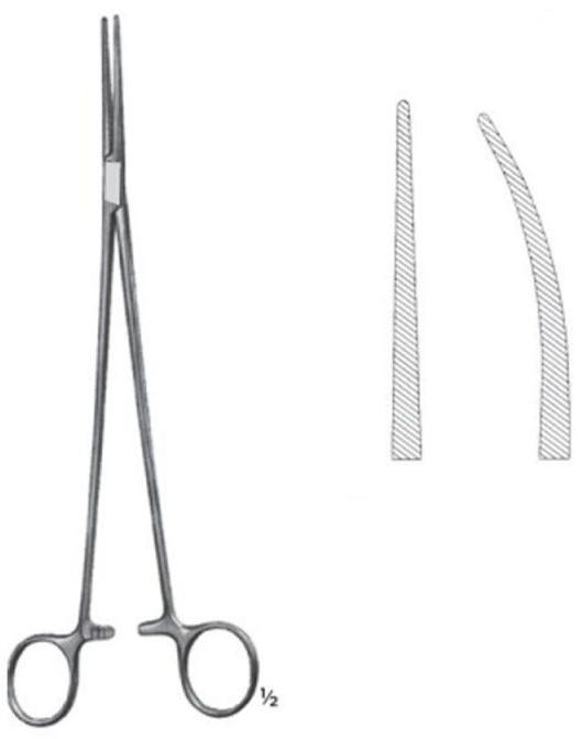 Silver 40-50gm Stainless Steel Hemostatic Forceps, For Surgical Use ...
