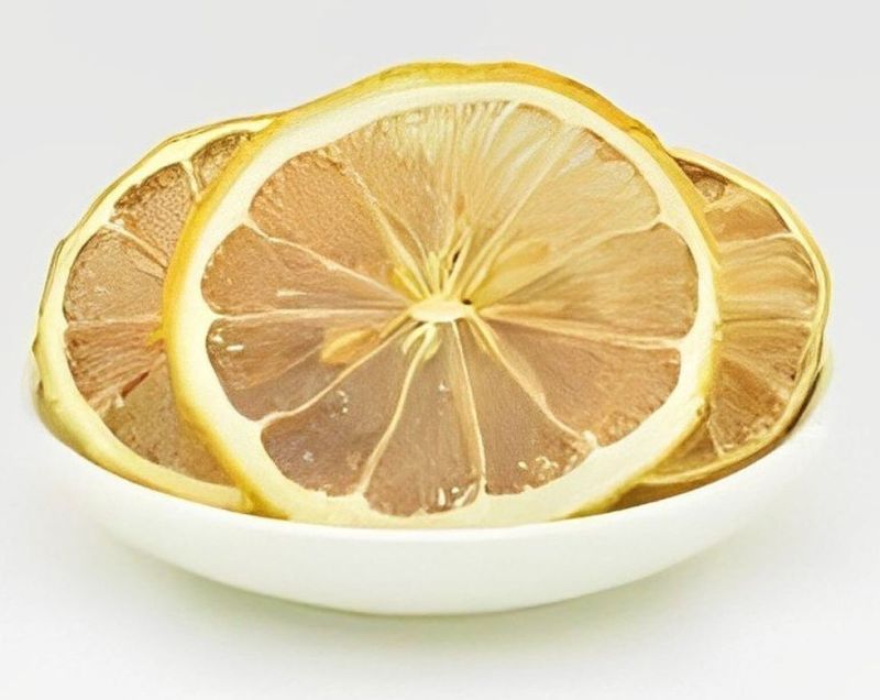 Dehydrated Lemon Slices, for Drinks, Or Can Take With Tea, Feature ...