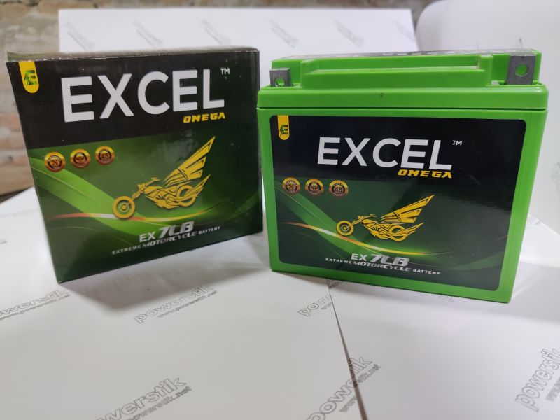 Excel Omega Ex-7r Bike Battery at Rs 850 / piece in Delhi - ID: 7474315