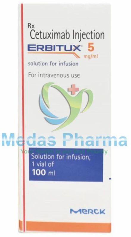 Erbitux Cetuximab 500mg Injection For Metastatic Colorectal Cancer at ...