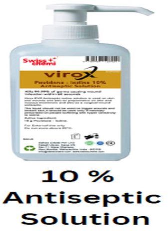 10% Povidone Iodine Solution, Grade Standard : IP at Best Price in Navi Mumbai - ID: 7485946