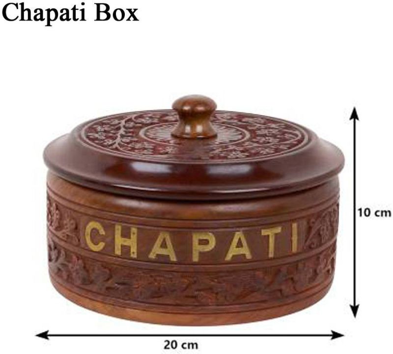Polished Wooden Chapati Box, Weight : 9inch at Rs 450 in Saharanpur ...